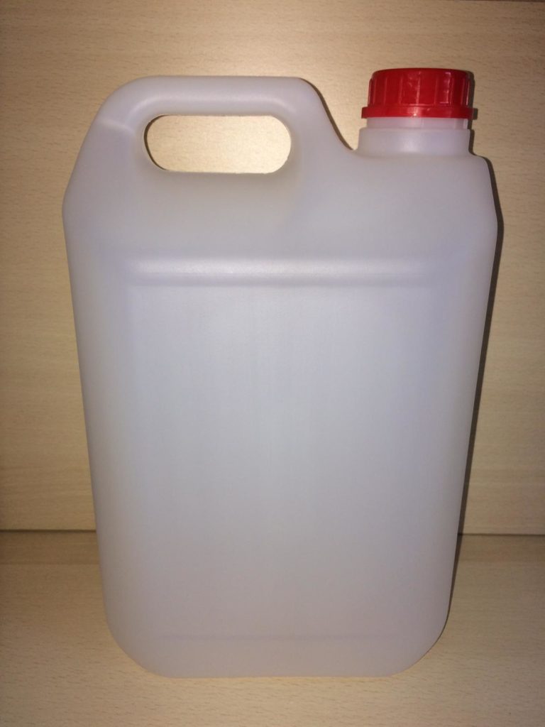 ENVASE 5 LTS de plastico color blanco - limpitodos.com